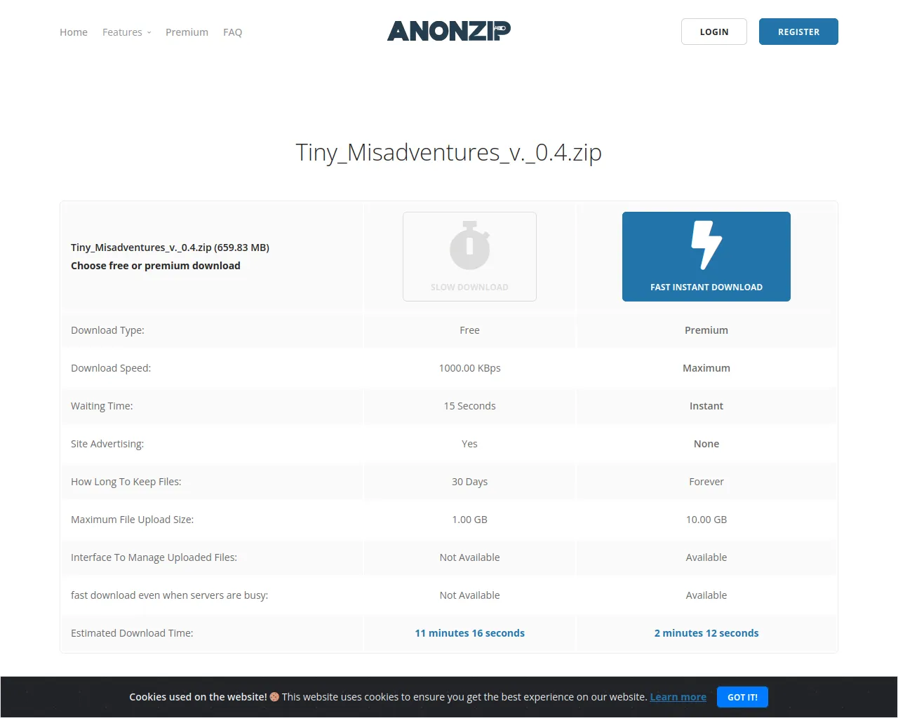 Report - anonzip.com/T4j/Tiny_Misadventures_v._0.4.zip