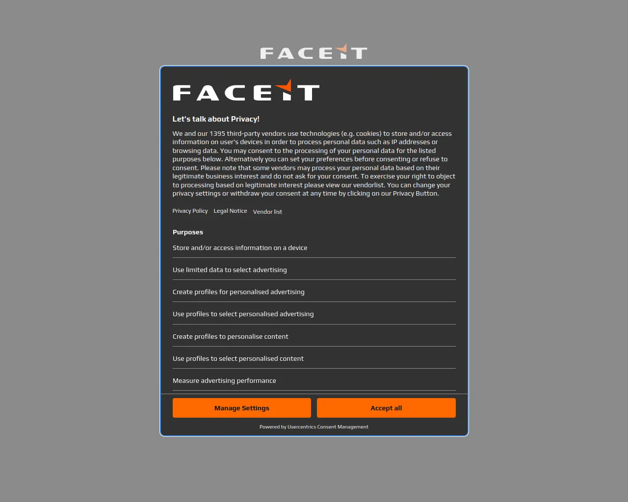 Report - accounts.faceit.com/?client_id=b6b6753c-6121-407e-bcdc-30a268cfe221&response_type=code ...