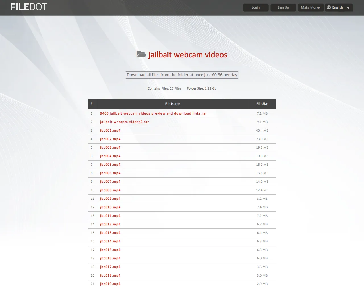 Report - filedot.to/folder/053ae6e0/jailbait_webcam_videos