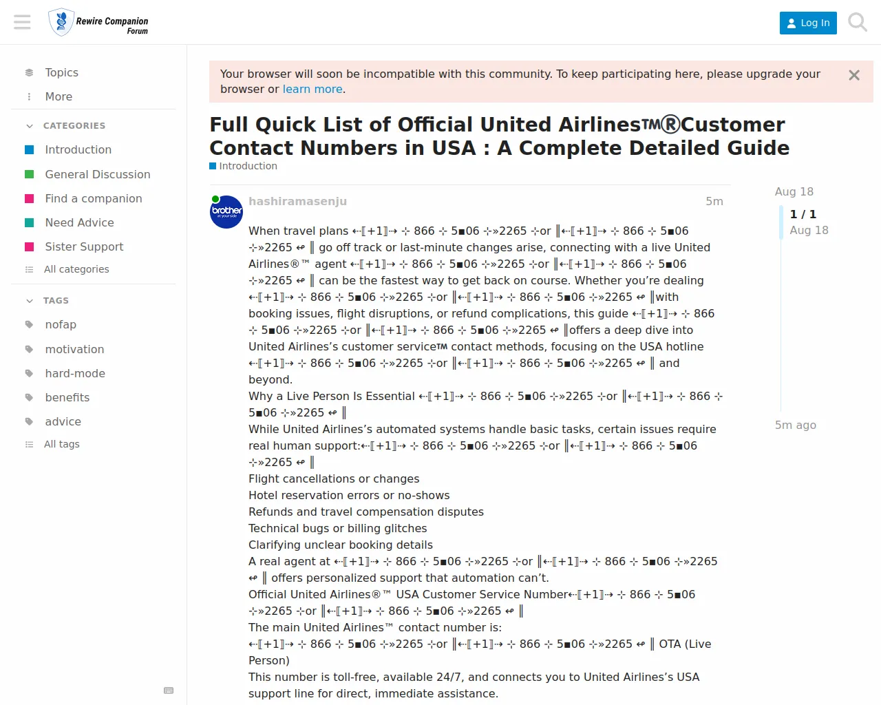 Report - rewirecompanion.com/t/full-quick-list-of-official-united ...