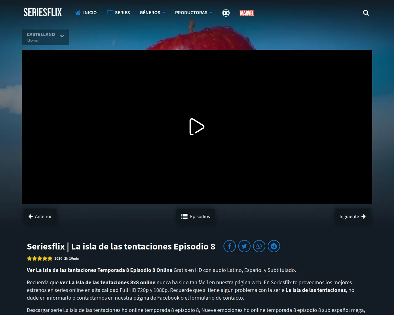 Report - seriesflix.onl/episodio/la-isla-de-las-tentaciones-8x8/
