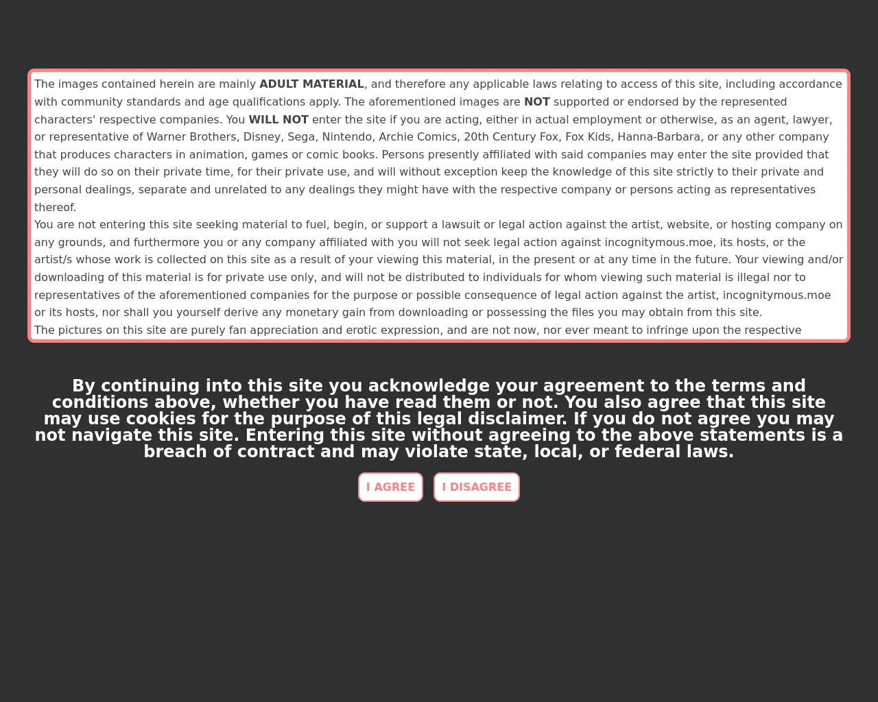 Report - incognitymous.moe