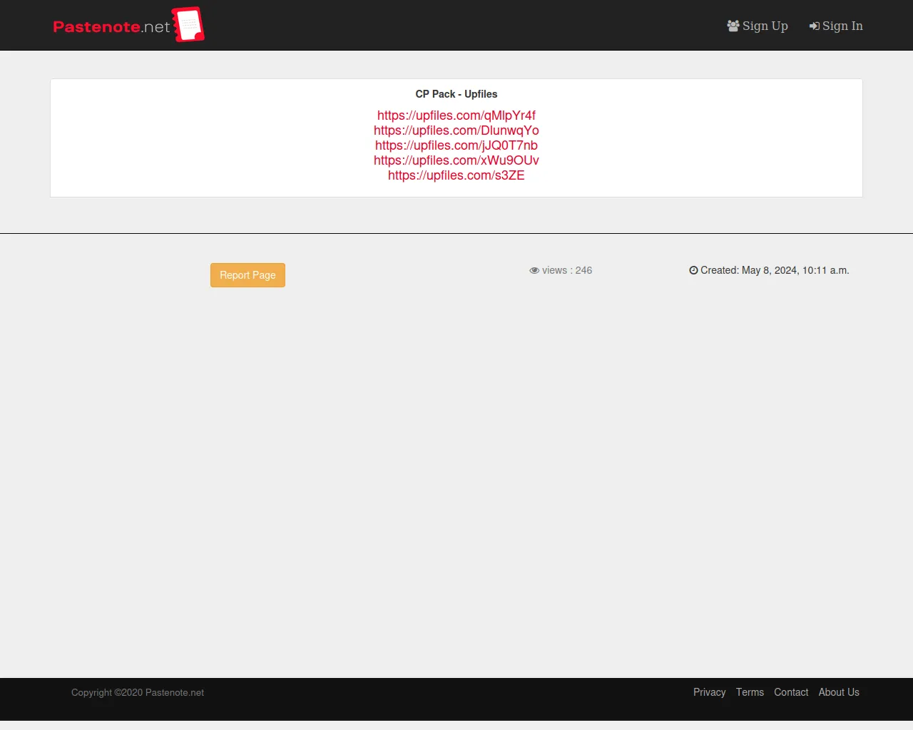 Report - pastenote.net/ql6pw