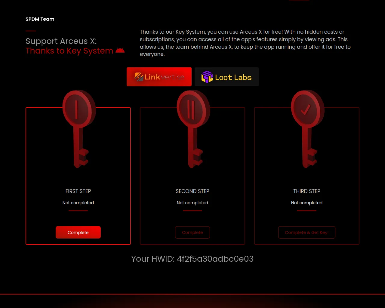 Report - spdmteam.com/key-system-1?hwid=4f2f5a30adbc0e03&zone=Europe ...