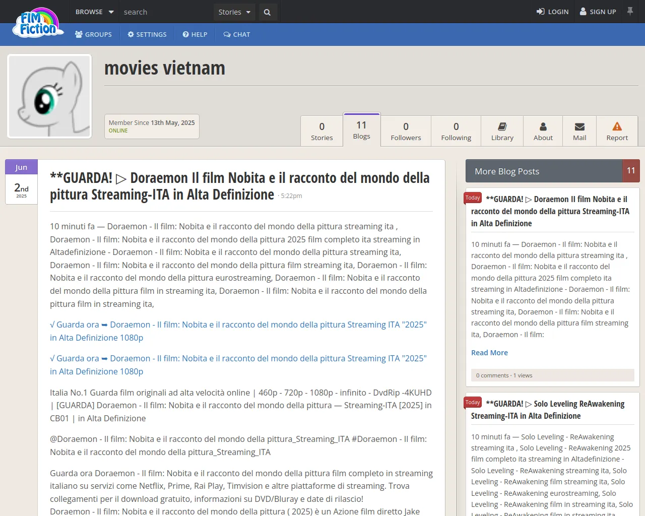 Report - www.fimfiction.net/blog/1085333/guarda-doraemon-il-film-nobita ...