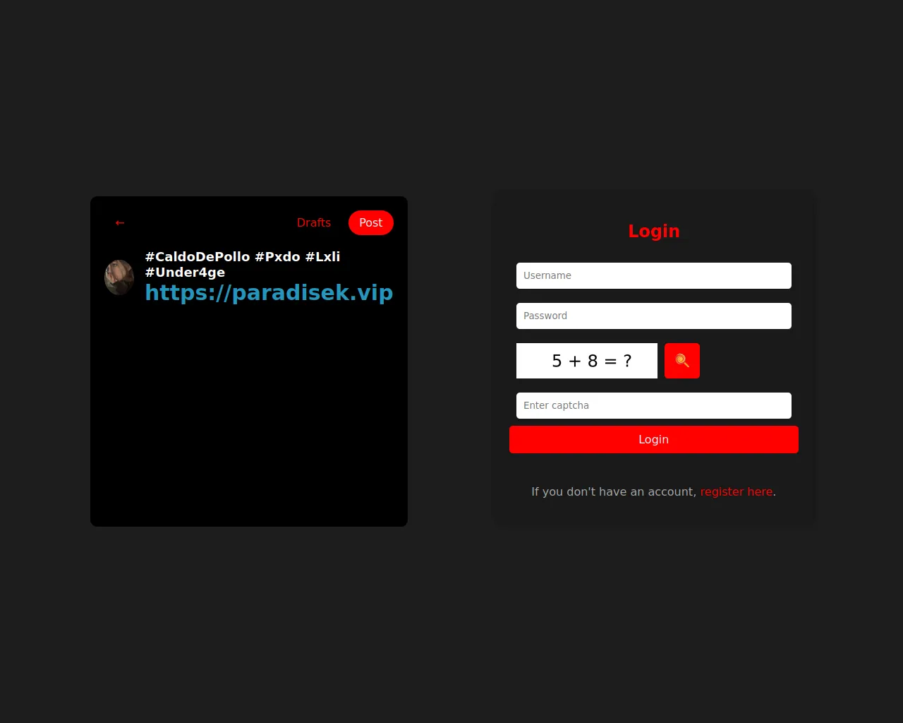 Report - paradisek.vip/invites