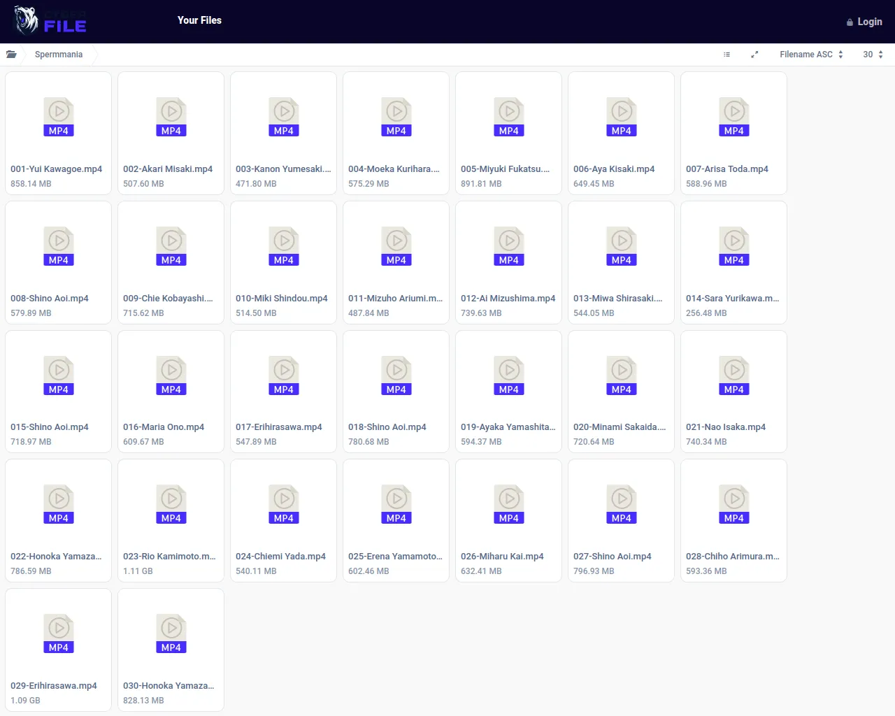 Report - cyberfile.me/folder/599f6e02a5681119ad310b349e8a8f61/Spermmania