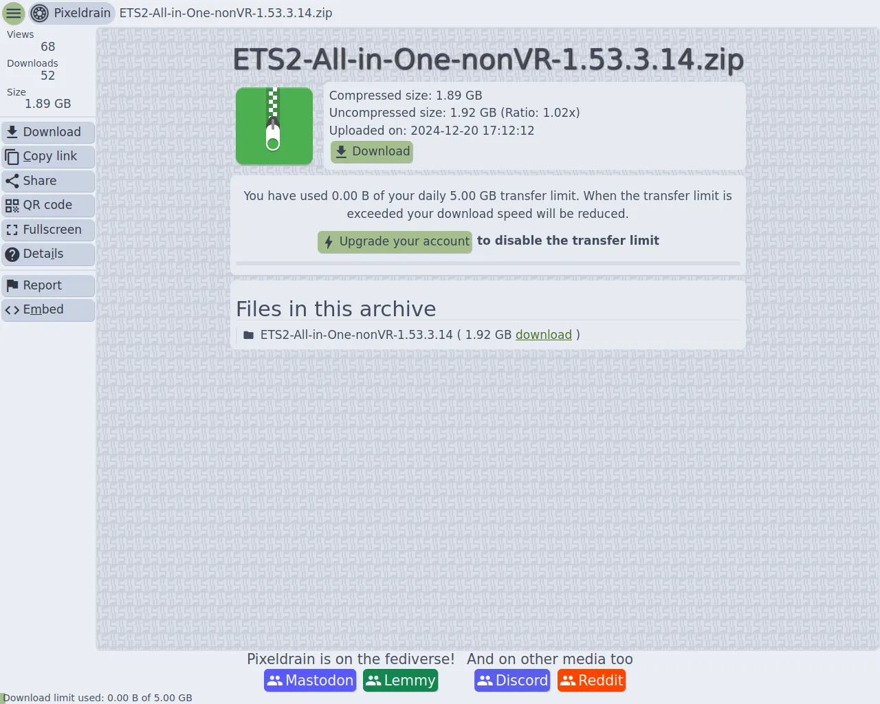 Report - pixeldrain.com/u/W2UNmgmr